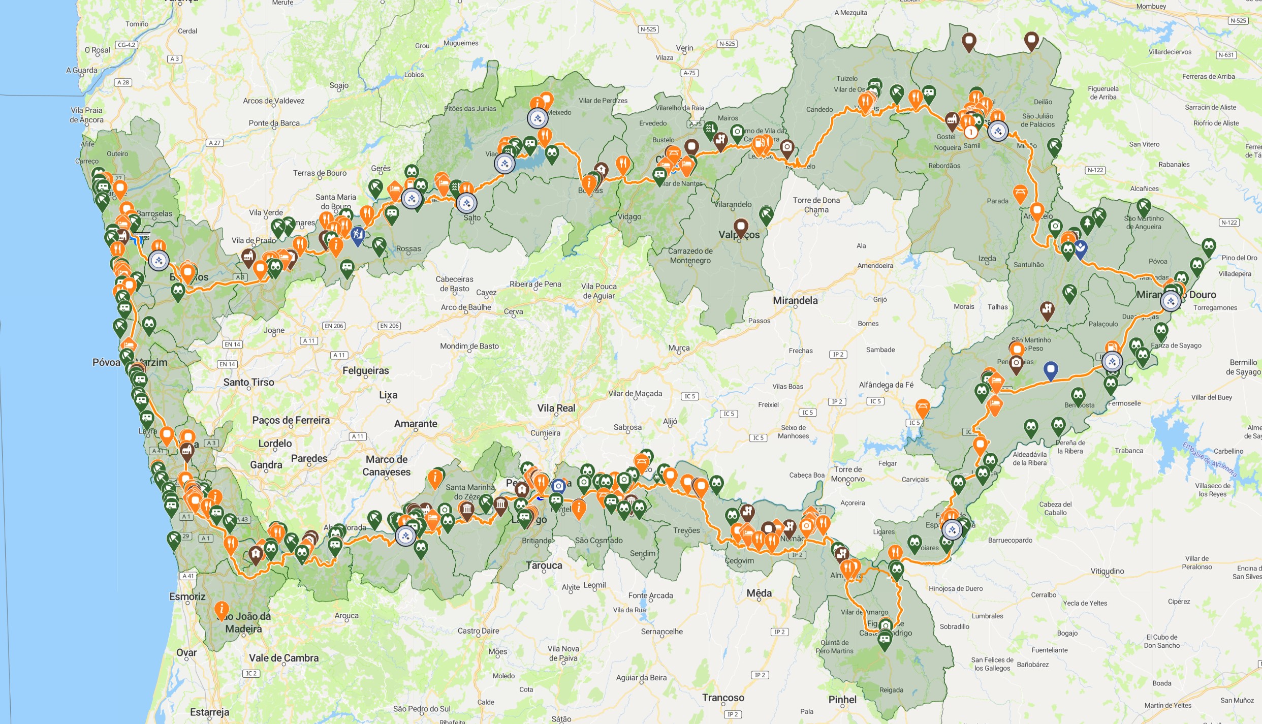 Mapa - Rota Norte - Rota Norte